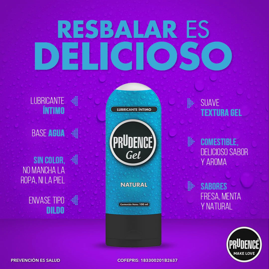 LUBRICANTE PRUDENCE SABOR NATURAL – uymiamor